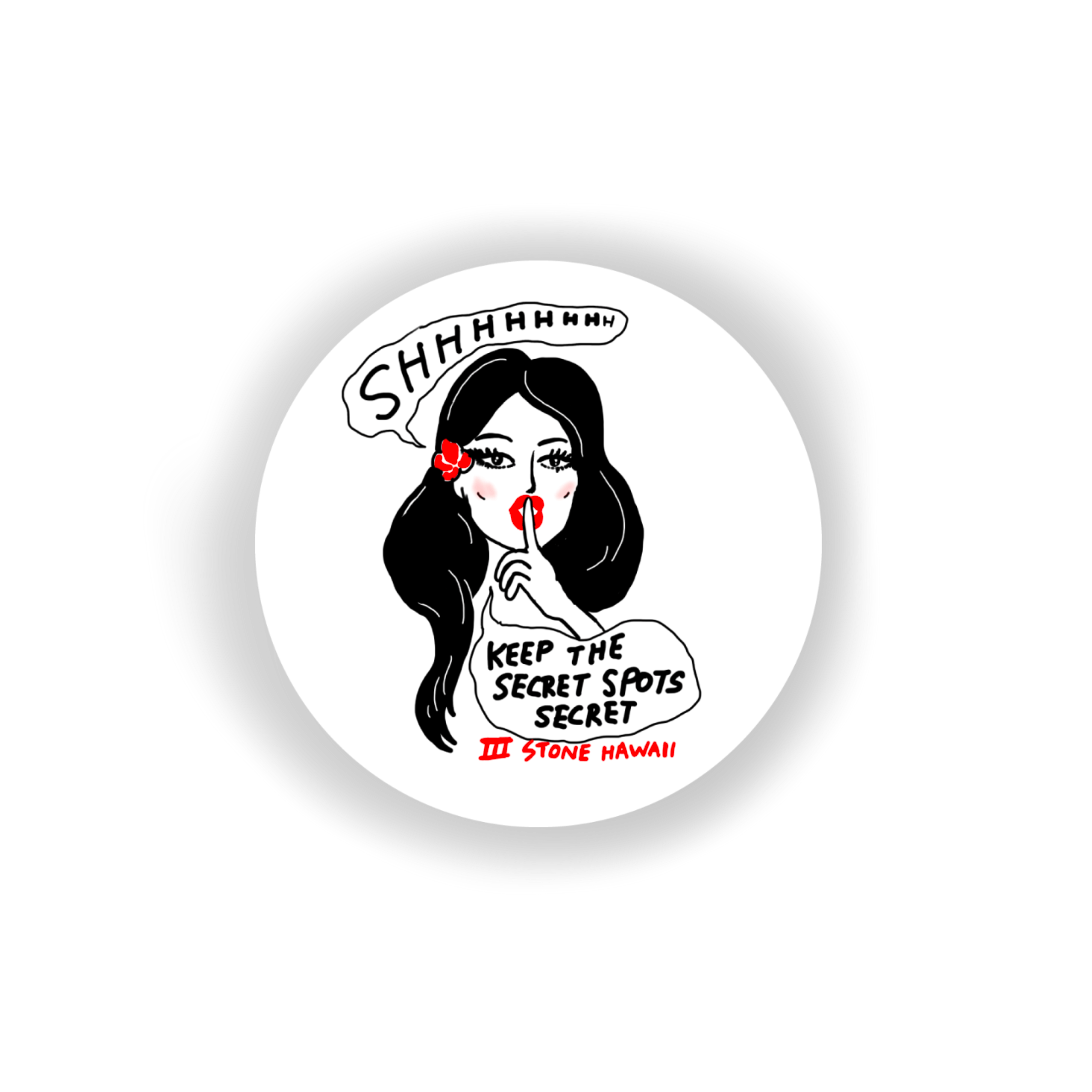 Secret Spots Sticker | Third Stone Mfg.